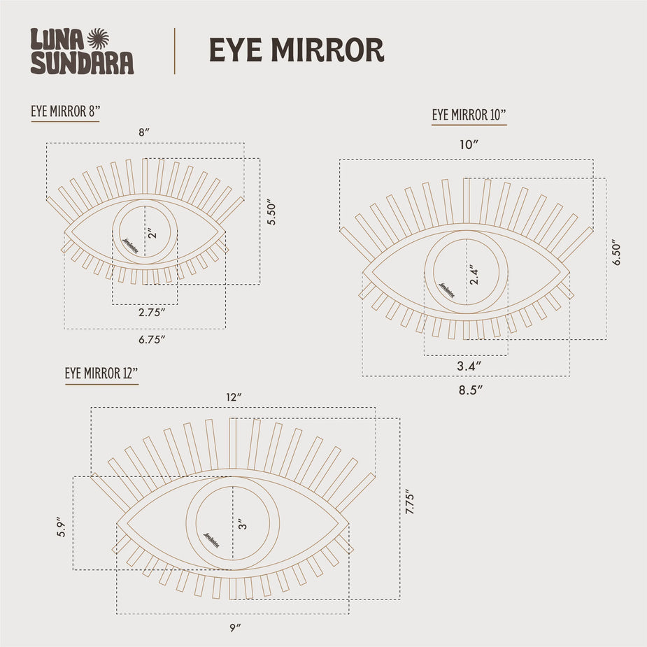 Peruvian Wall Mirror - Eye – Luna Sundara