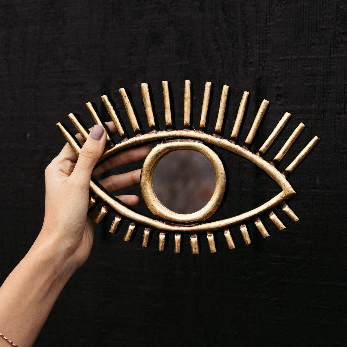 Peruvian Wall Mirror - Eye – Luna Sundara